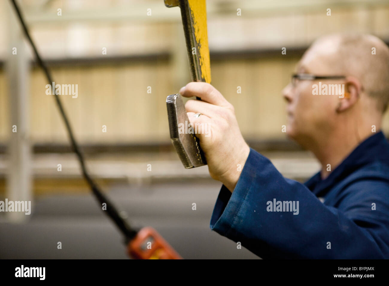 Man pulling lever hi-res stock photography and images - Alamy