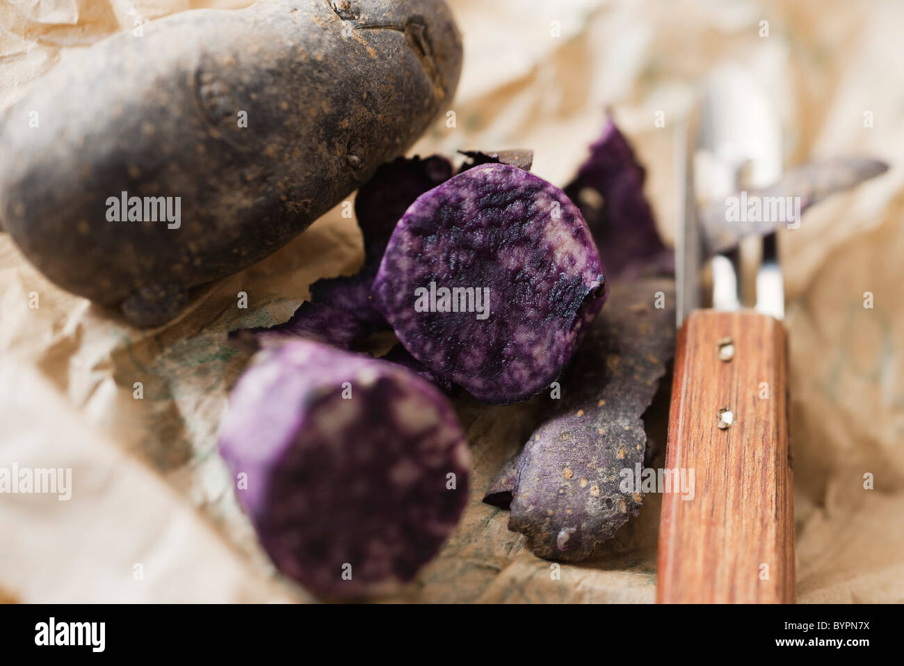Purple potato cross section hi-res stock photography and images - Alamy