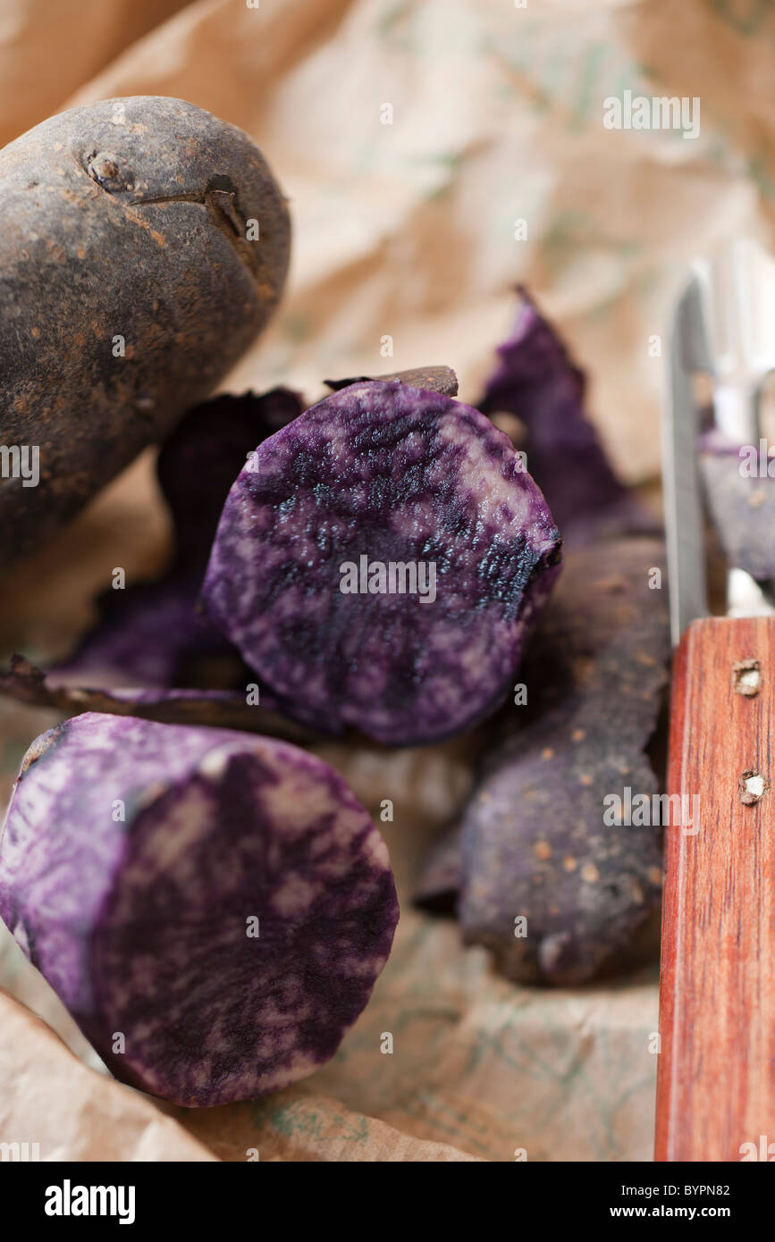 Purple potato cross section hi-res stock photography and images - Alamy