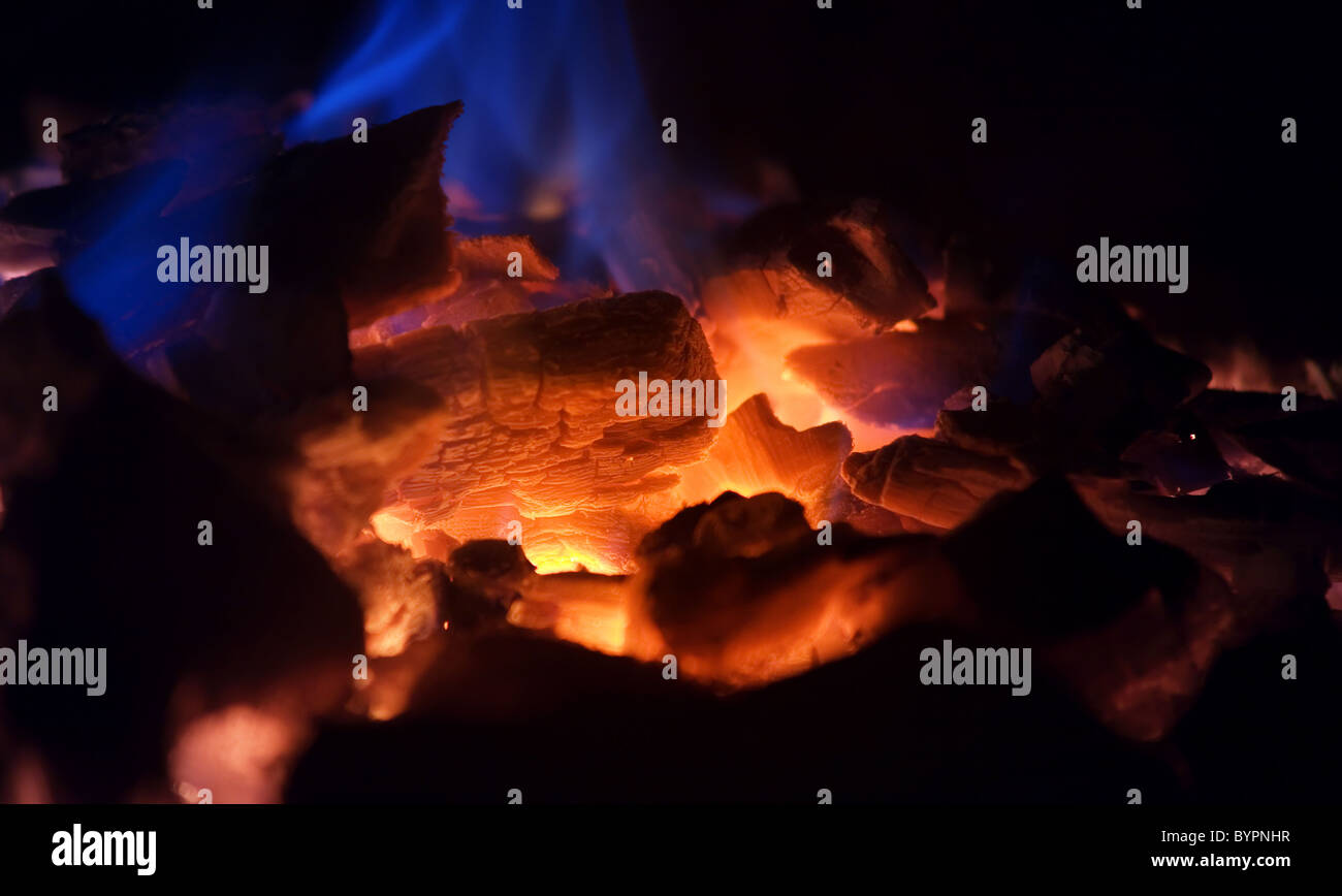 Fire abstract, moments of fire isolated on black Stock Photo - Alamy
