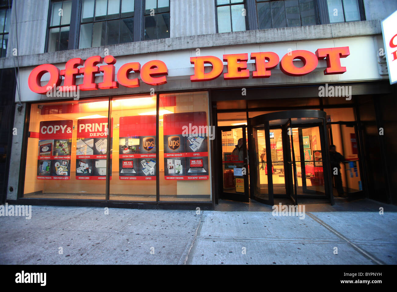 Office Deport office in New York city Stock Photo - Alamy