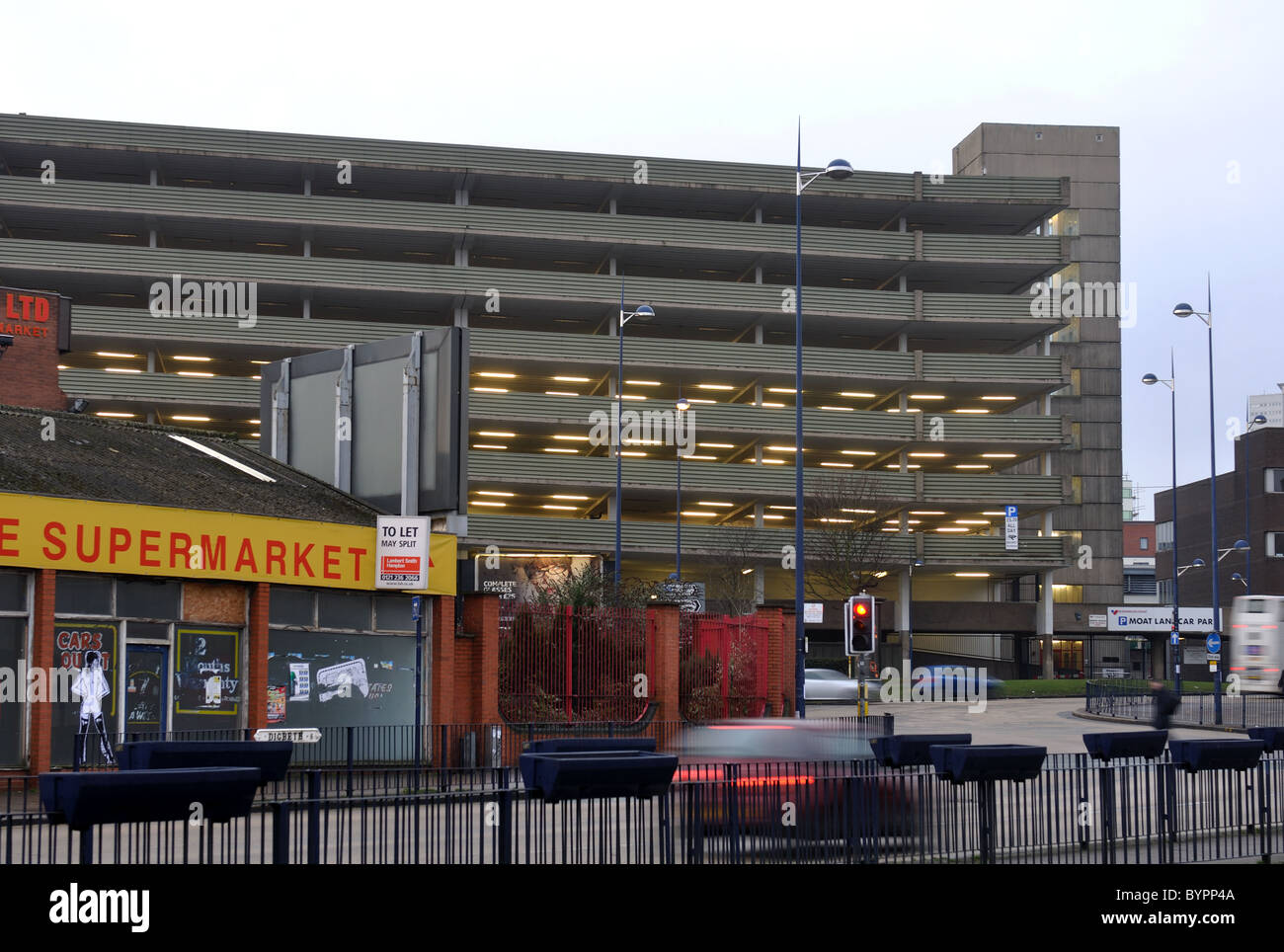 Moat Lane Car Park, Digbeth, Birmingham, UK Stock Photo - Alamy