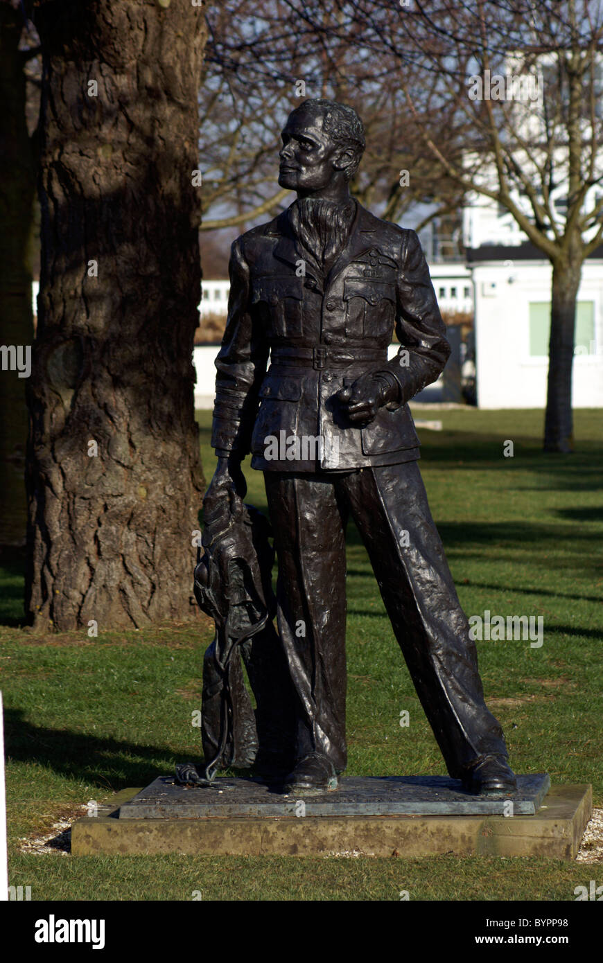 DOUGLAS BADER MEMORIAL GOODWOOD AIRFIELD Stock Photo - Alamy