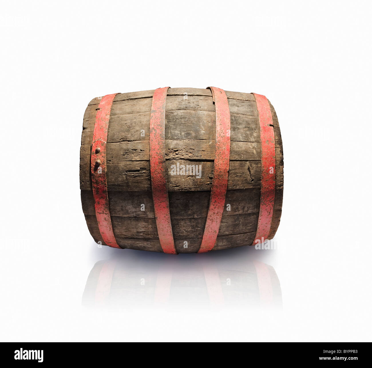 Retro wood barrel Cut Out Stock Images & Pictures - Alamy