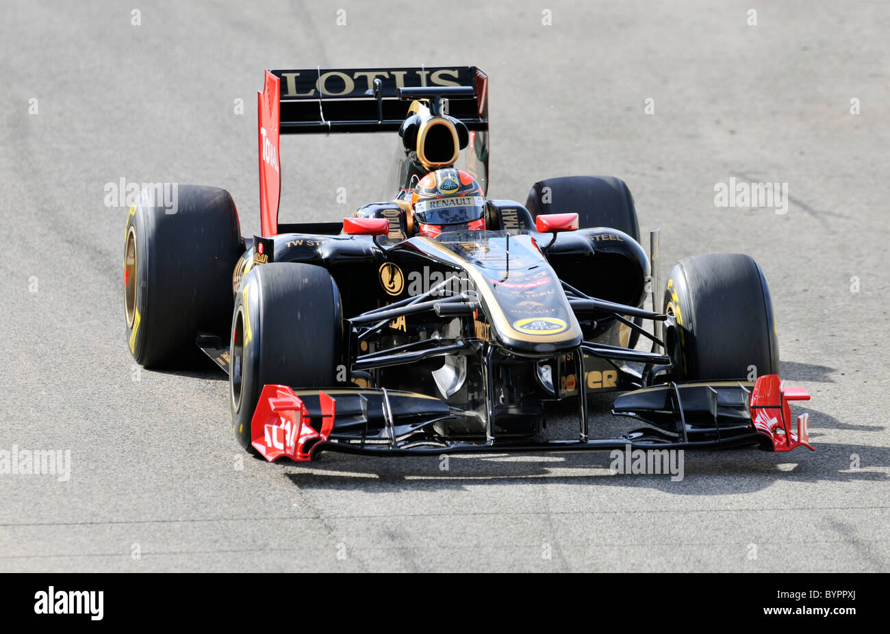 Robert Kubica (POL) in the Renault R31 Formula One race car Stock Photo ...