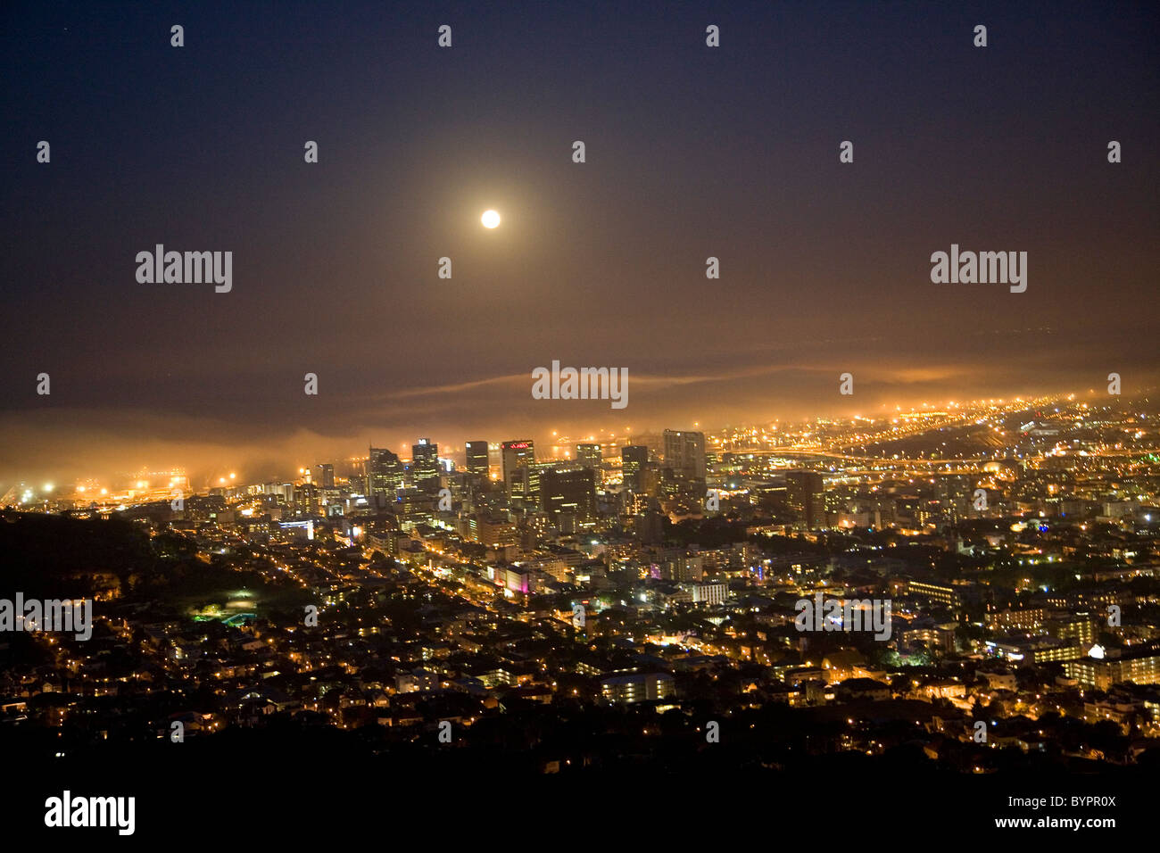 Cape Town Night Moon High Resolution Stock Photography and Images - Alamy