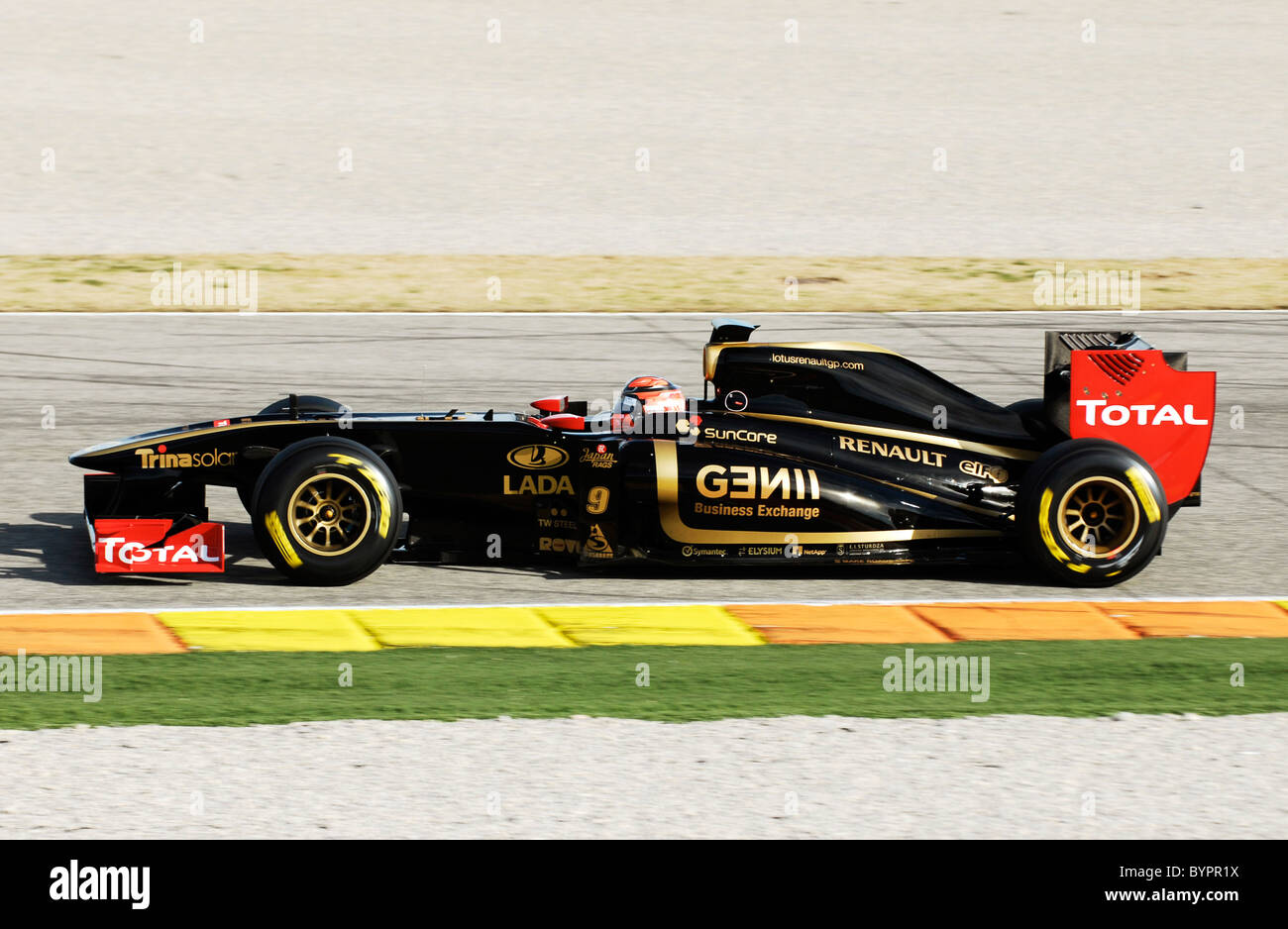 Robert Kubica (POL) in the Renault R31 Formula One race car Stock Photo ...