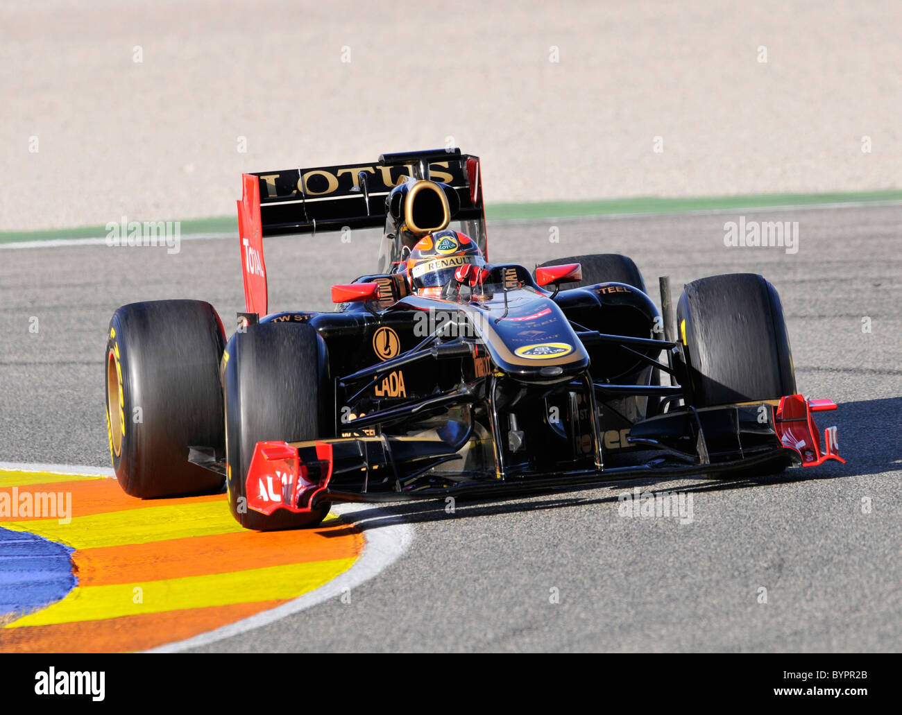 Robert Kubica (POL) in the Renault R31 Formula One race car Stock Photo ...