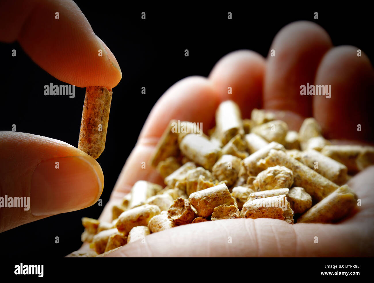Wood pellets hi-res stock photography and images - Alamy