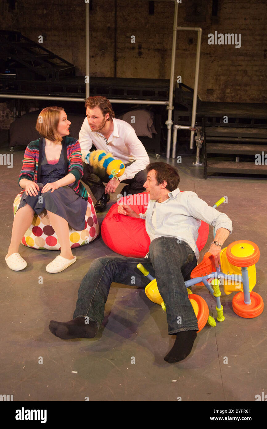 Musical, play "Company" performed at Southwark Playhouse, London Stock ...