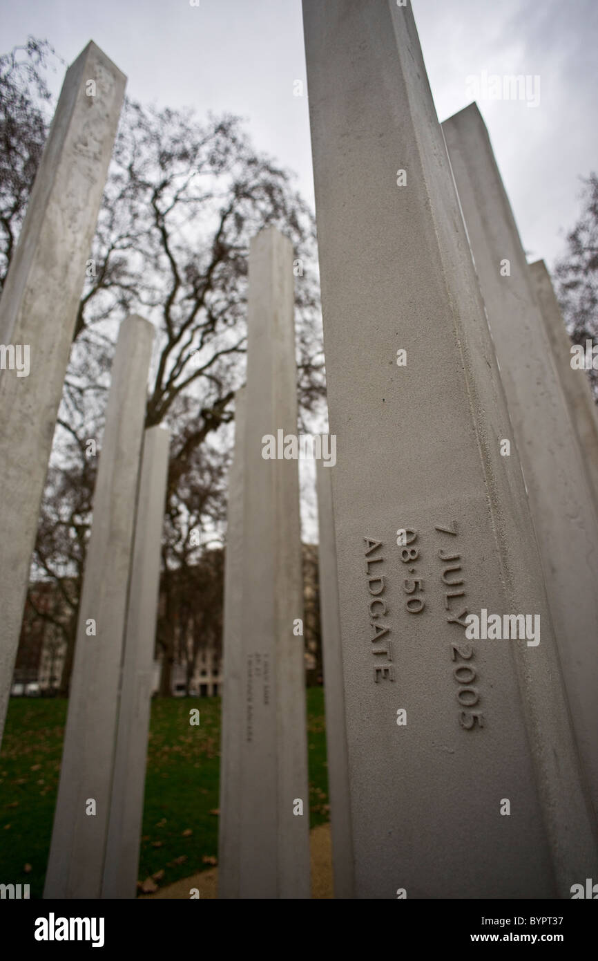 7/7 memorial, London Stock Photo - Alamy