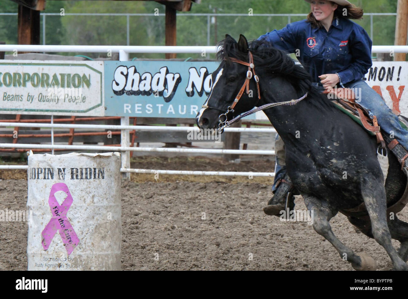 Barrel racing, Rodeo, Salmon, Idaho, Teen, Teenager, Girl, Girls, Horse ...
