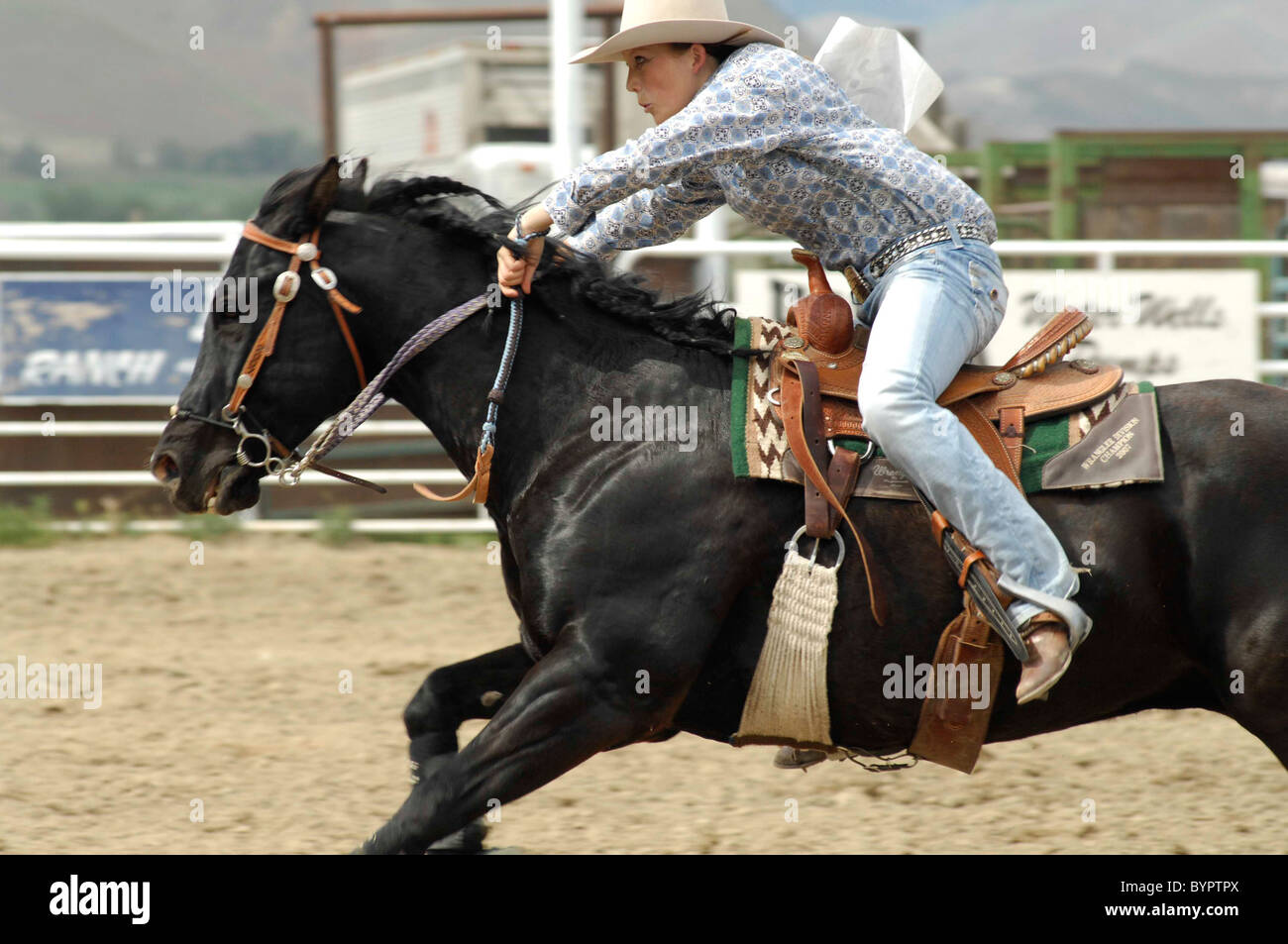 Barrel racing, Rodeo, Salmon, Idaho, Teen, Teenager, Girl, Girls, Horse ...