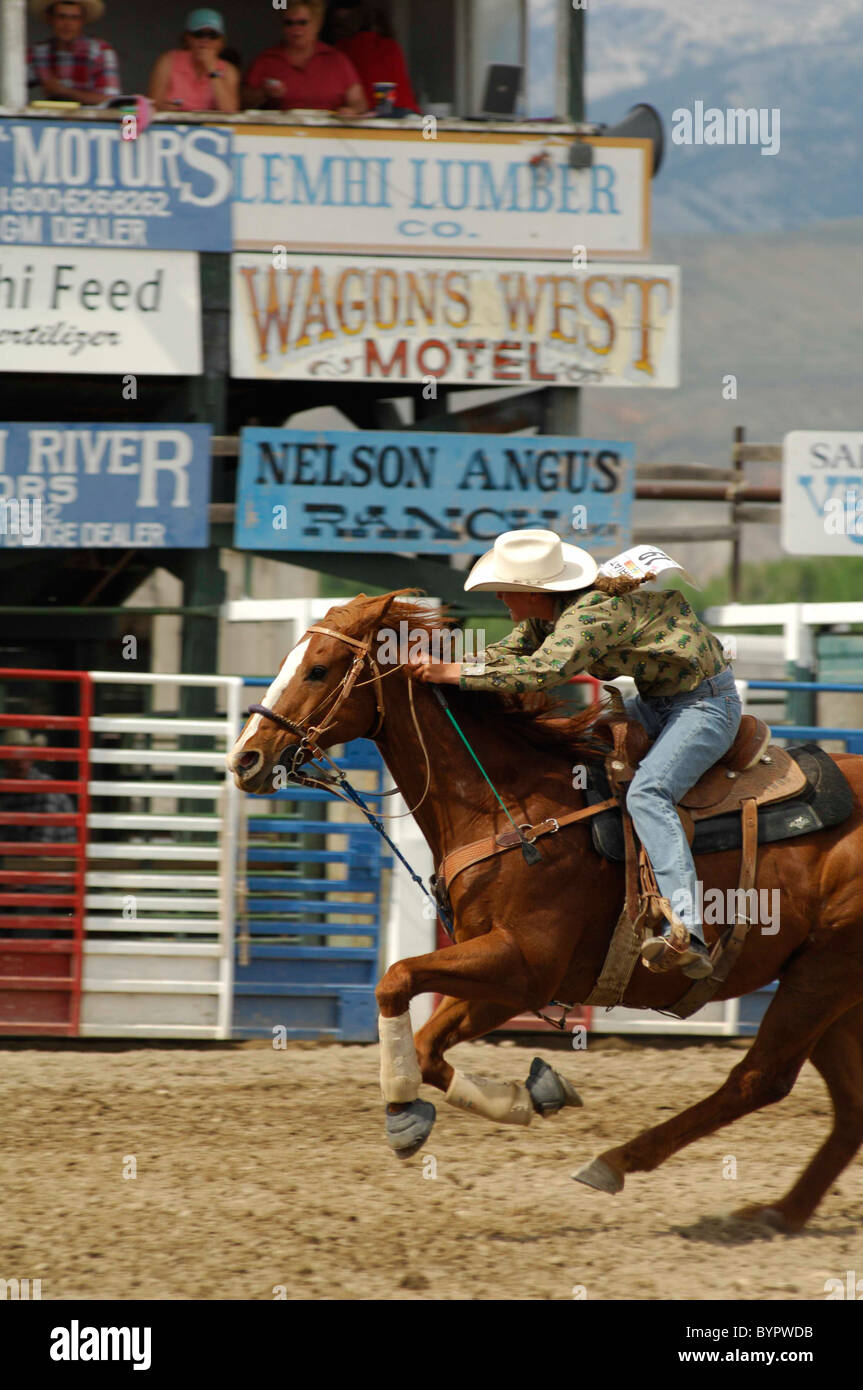 Barrel racing, Rodeo, Salmon, Idaho, Teen, Teenager, Girl, Girls, Horse ...