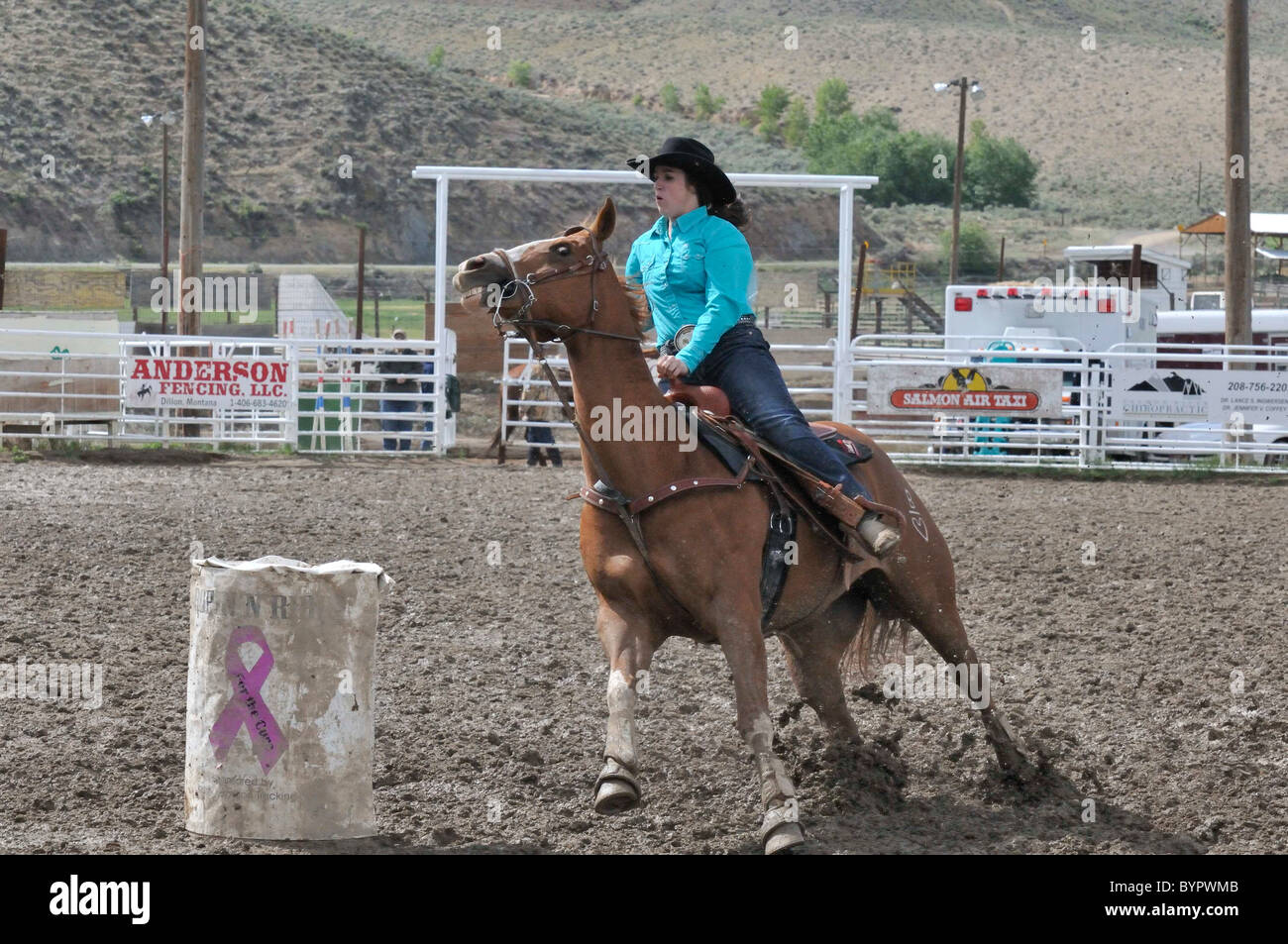 Barrel racing, Rodeo, Salmon, Idaho, Teen, Teenager, Girl, Girls, Horse ...