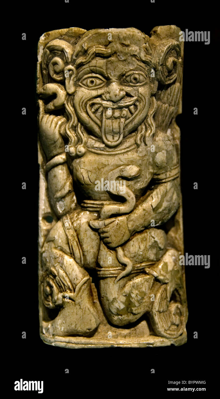Relief Plaque Monster Gorgon with snakes 500 BC Ionian Ionia Asia Minor ...
