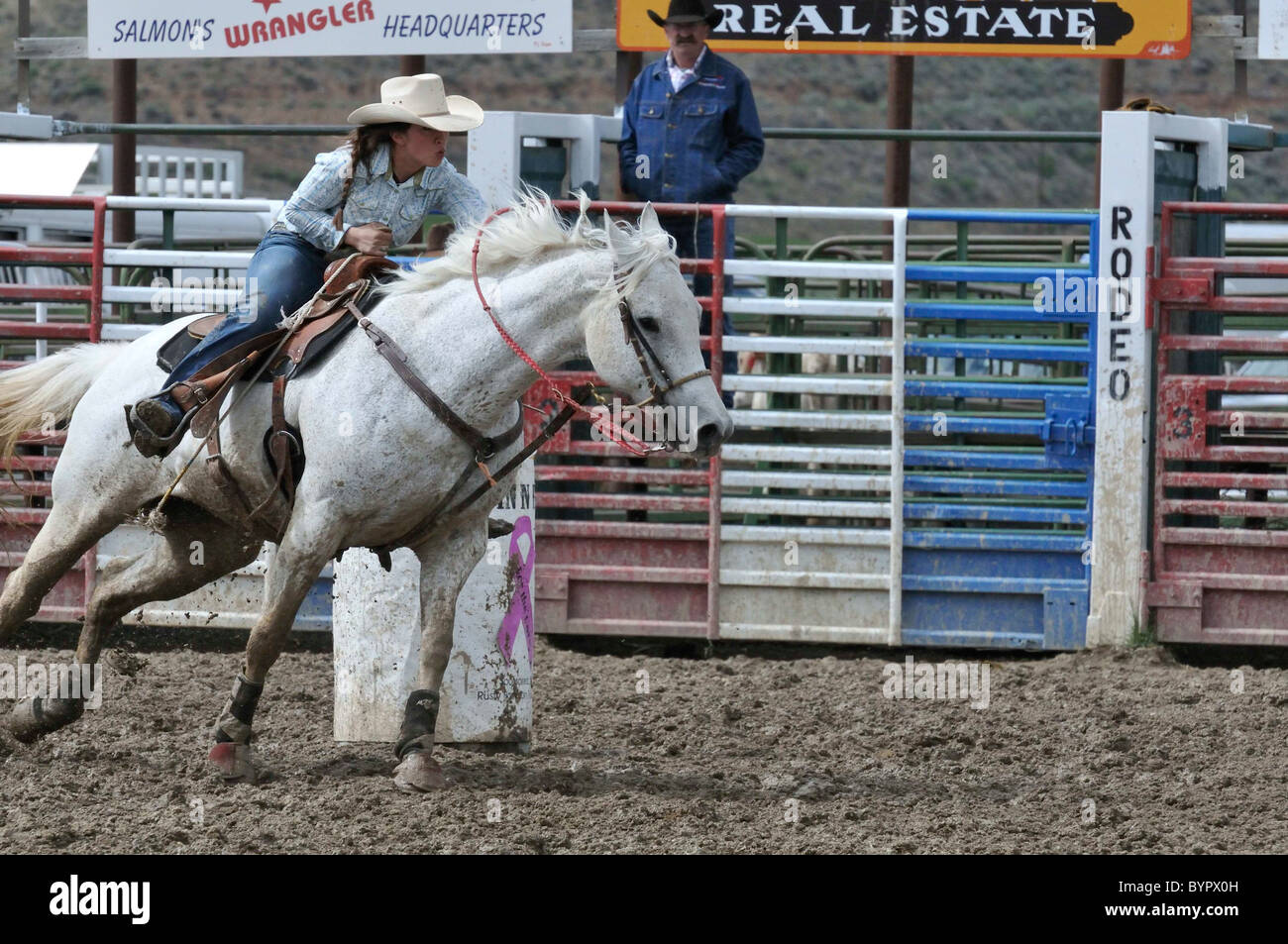 Barrel racing, Rodeo, Salmon, Idaho, Teen, Teenager, Girl, Girls, Horse ...