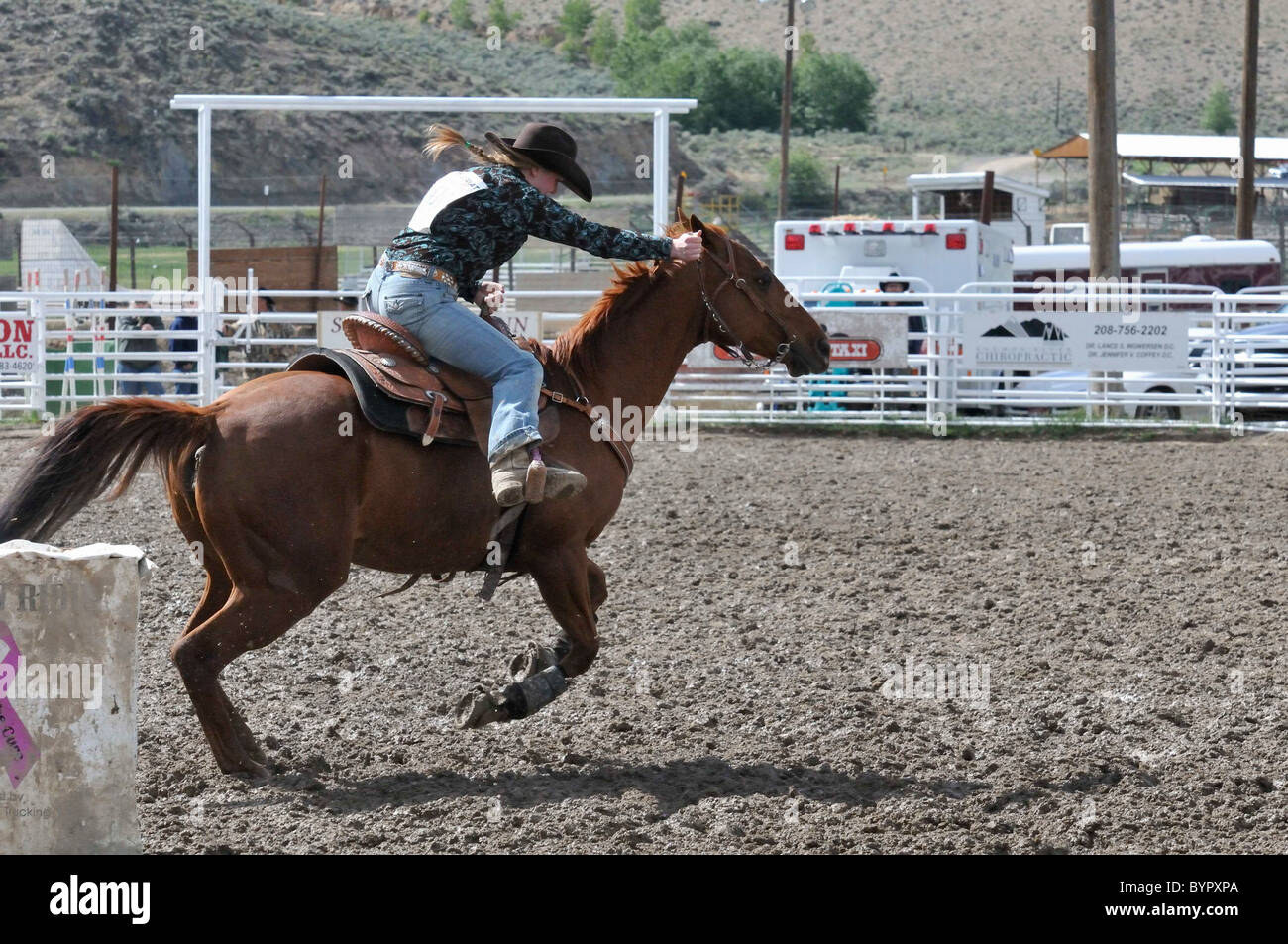Barrel Race Teenager High Resolution Stock Photography and Images - Alamy