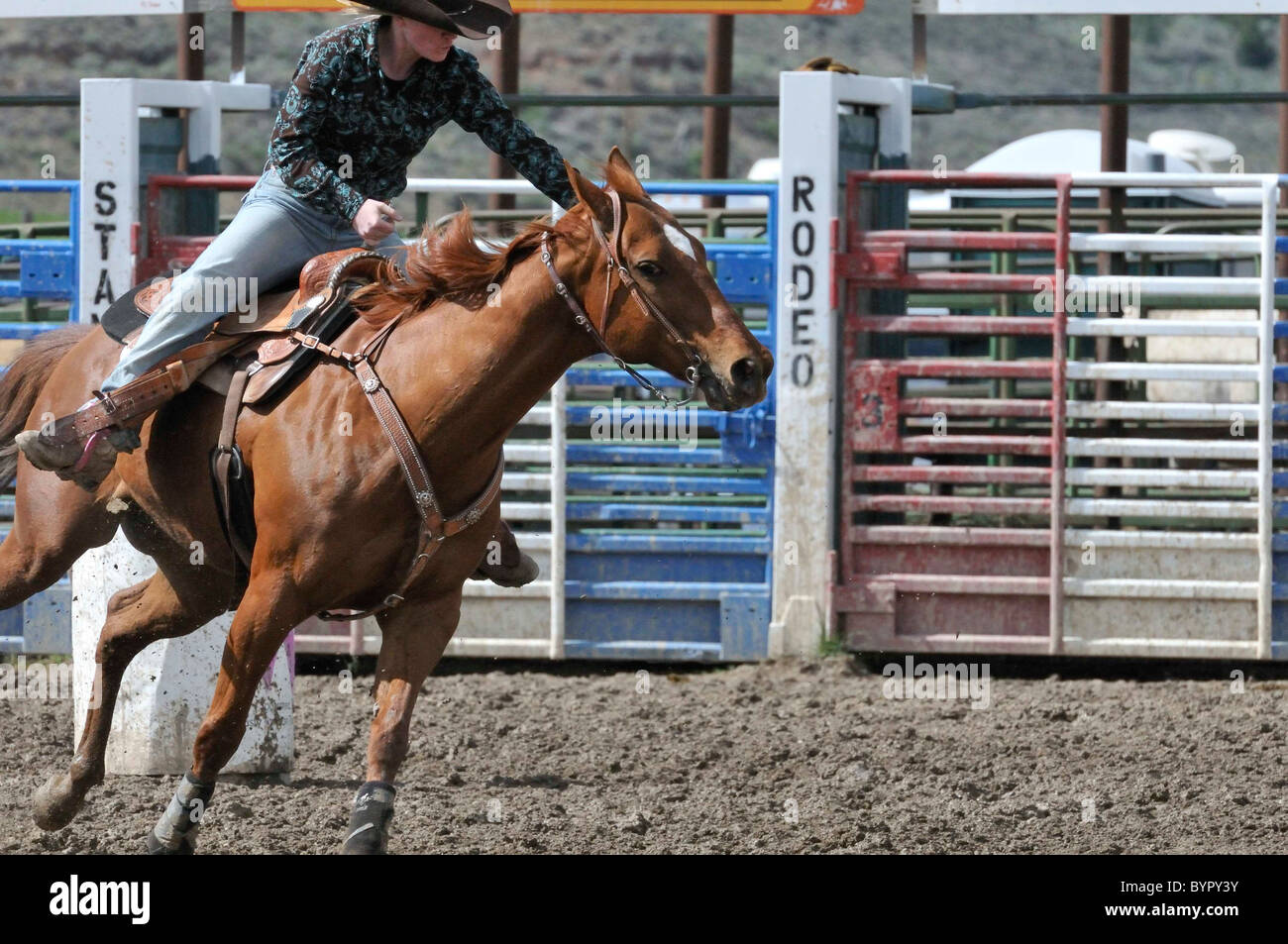 Barrel racing, Rodeo, Salmon, Idaho, Teen, Teenager, Girl, Girls, Horse ...