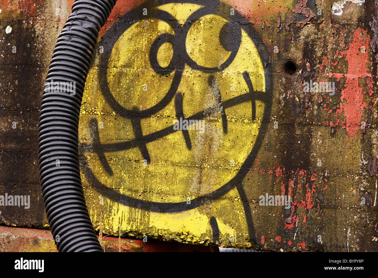 Graffiti on wall Stock Photo - Alamy