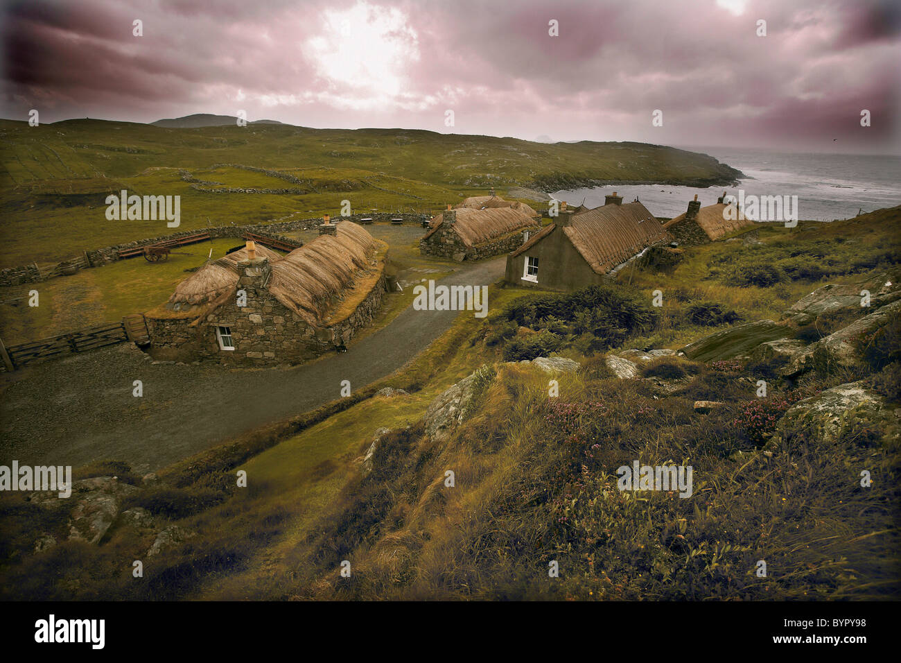 Black houses and hebrides hi-res stock photography and images - Alamy