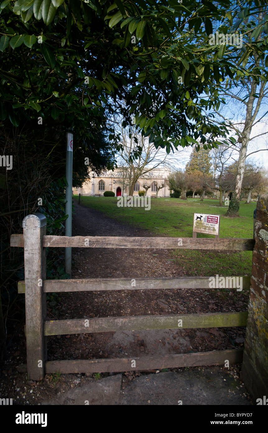St Lawrence Parish Church Hungerford Berkshire UK Gate Stock Photo - Alamy
