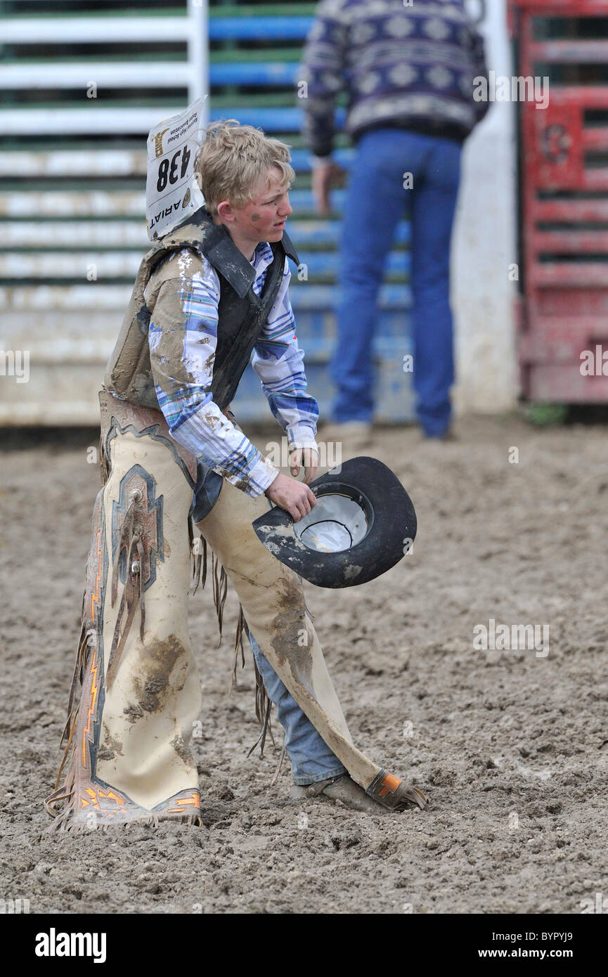 Bronc Riding, Rodeo, Salmon, Idaho Stock Photo - Alamy