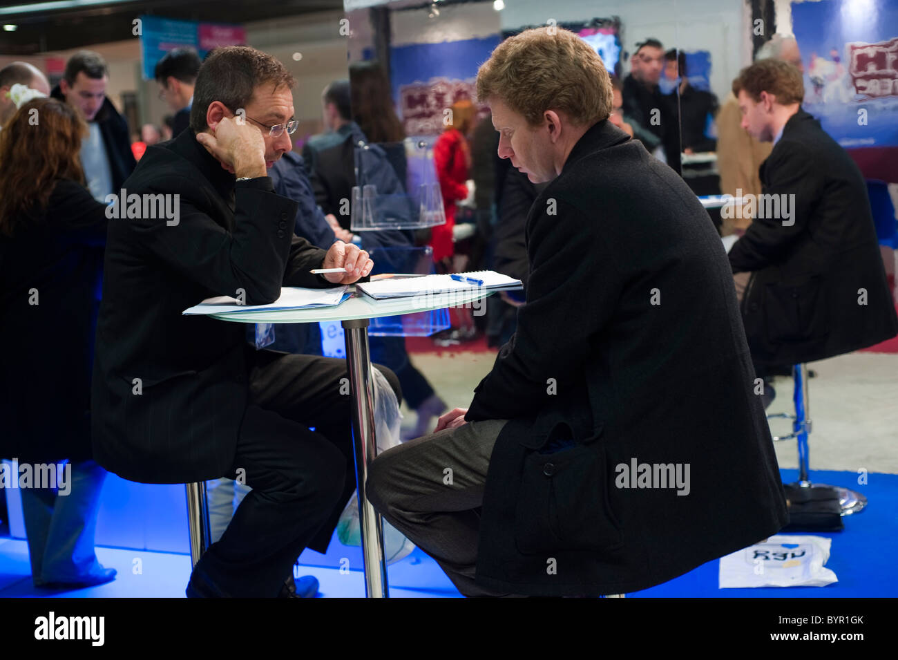 Paris, France, Business Trade Show, French Men Meeting, Entrepreneurs ...