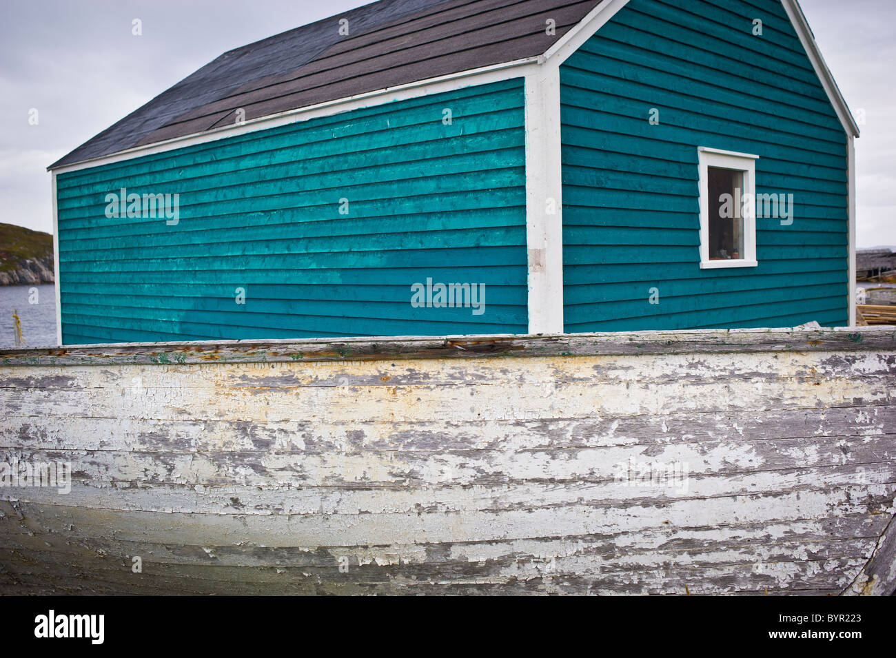Fishing dory newfoundland hi-res stock photography and images - Alamy