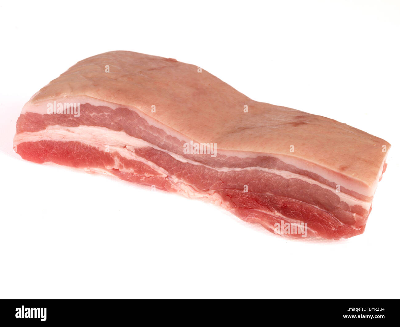 Fresh Uncooked Butchered Joint Of Belly Pork Ready For Cooking Against ...