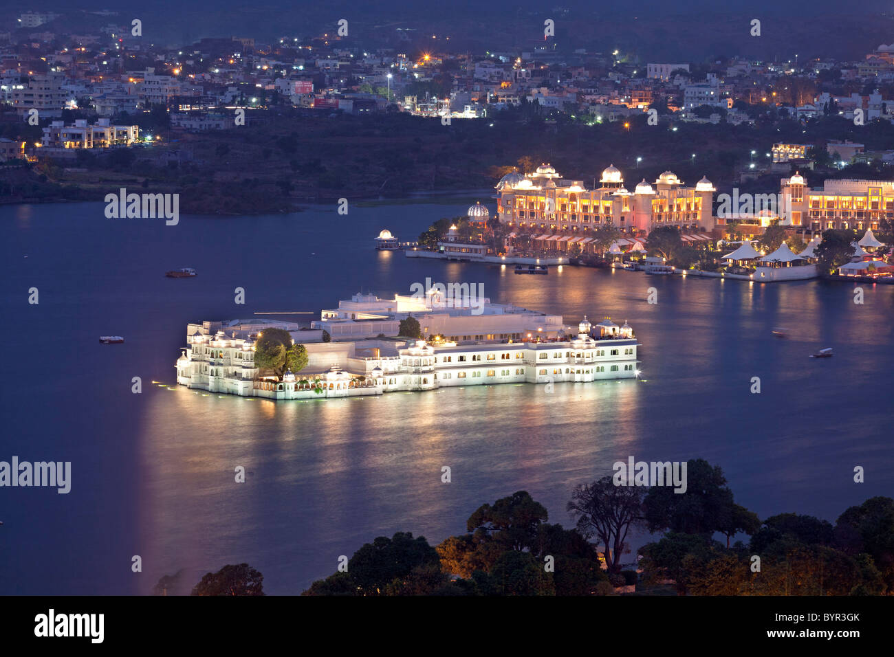 Lake Palace At Night