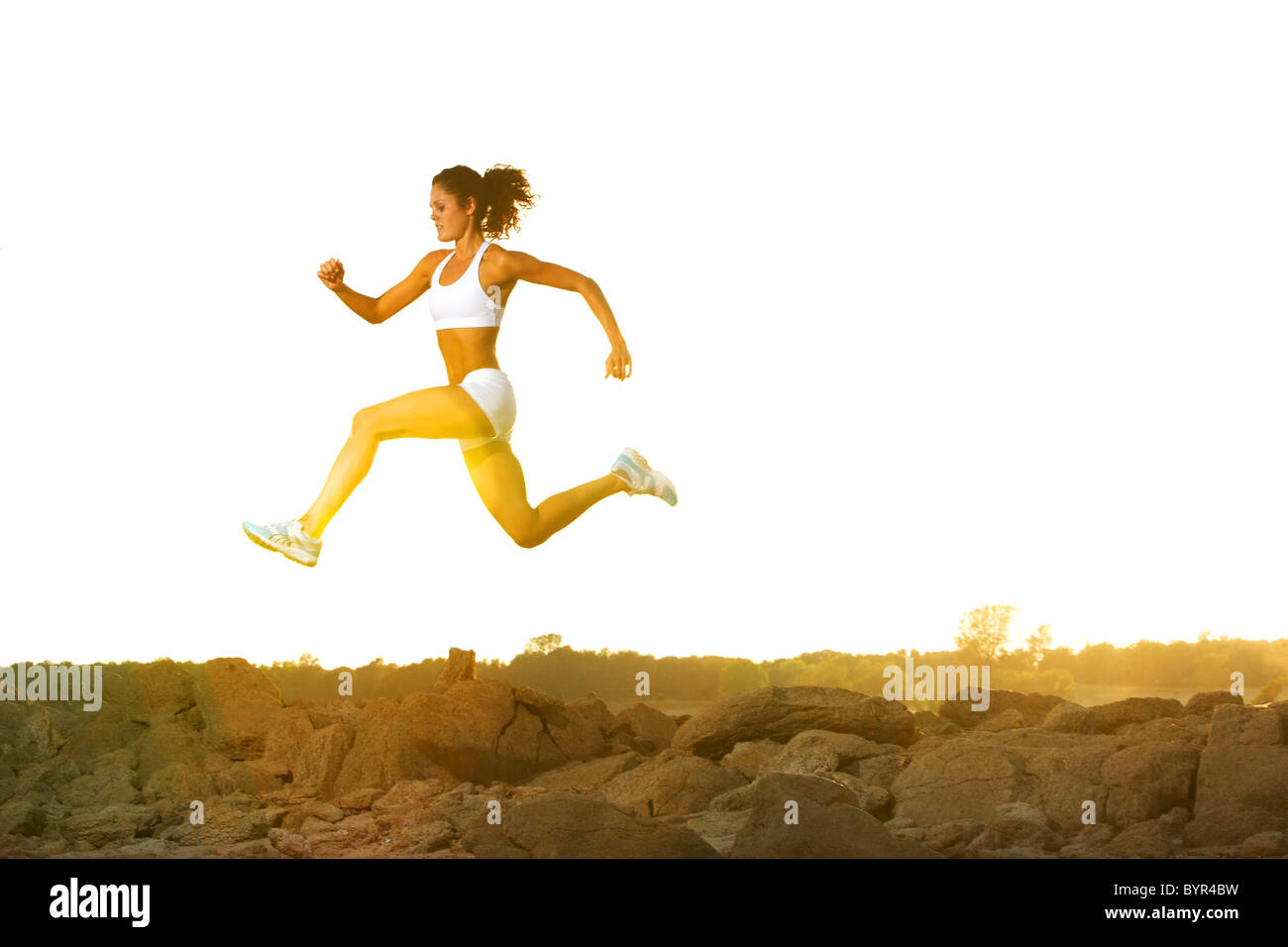 Woman hill beach hi-res stock photography and images - Alamy