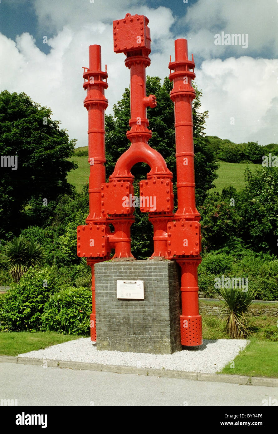 A Plunger Pump used in the processing of China Clay taken at Wheal ...