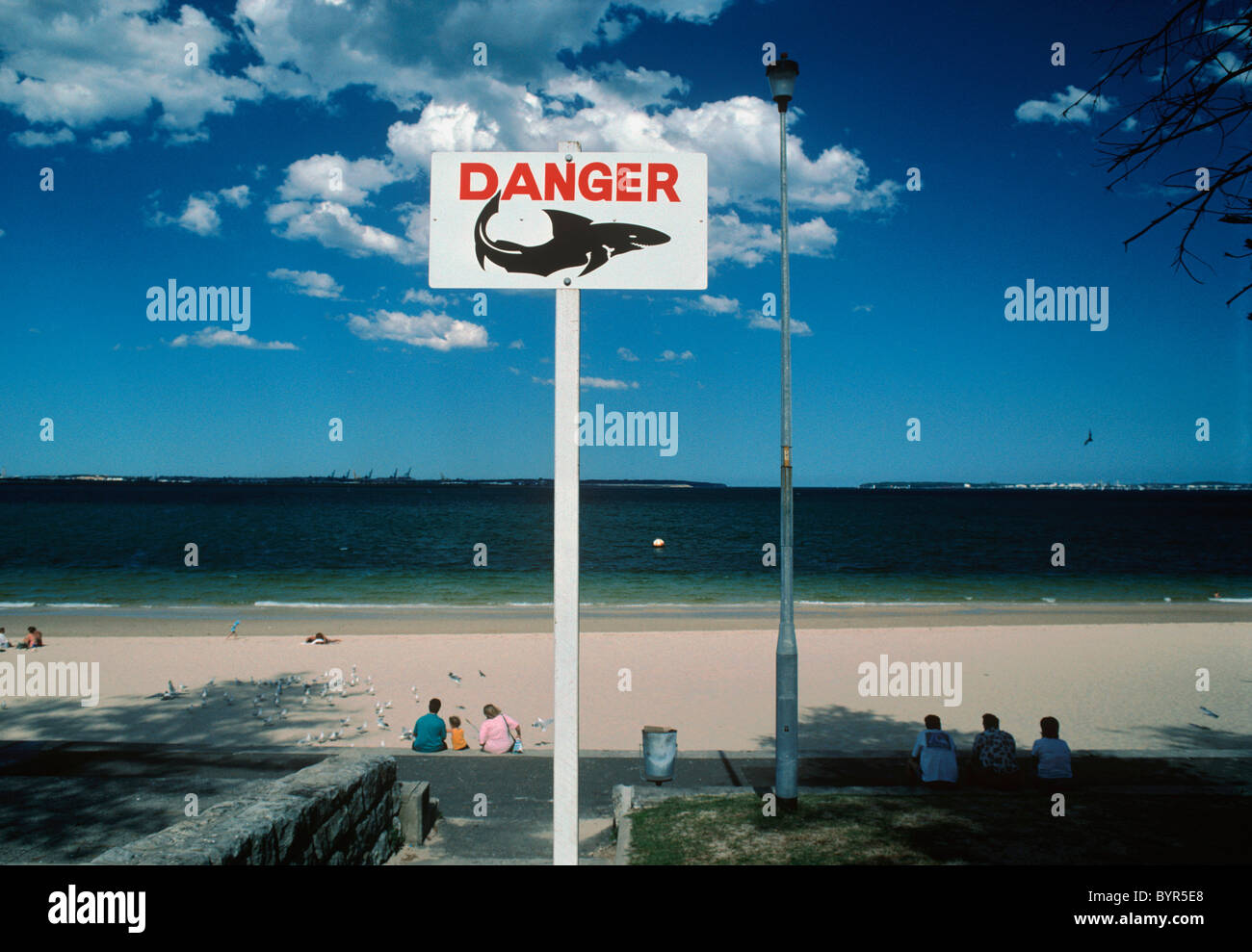 Shark Warning Sign High Resolution Stock Photography and Images - Alamy