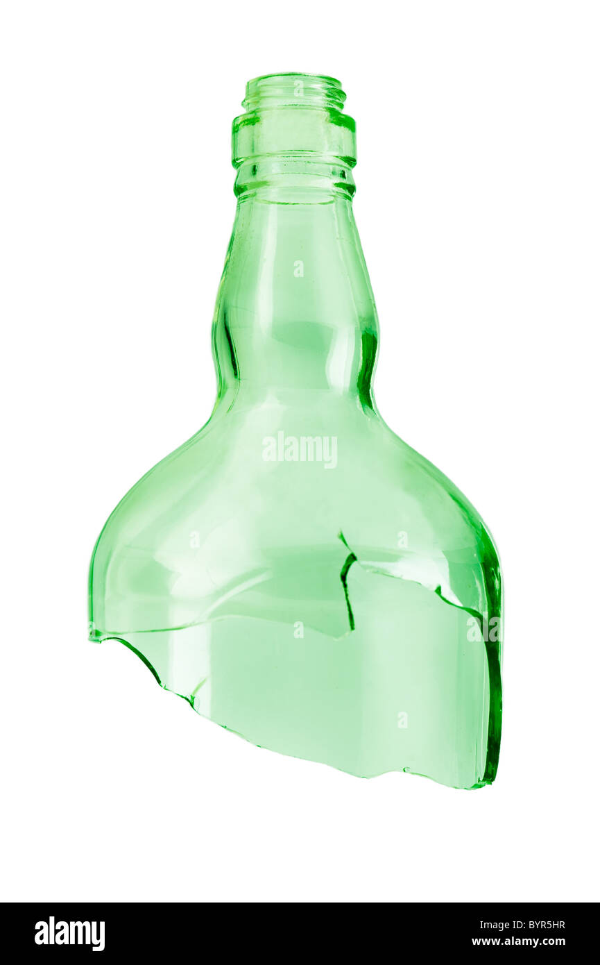 Smashed Glass Bottle