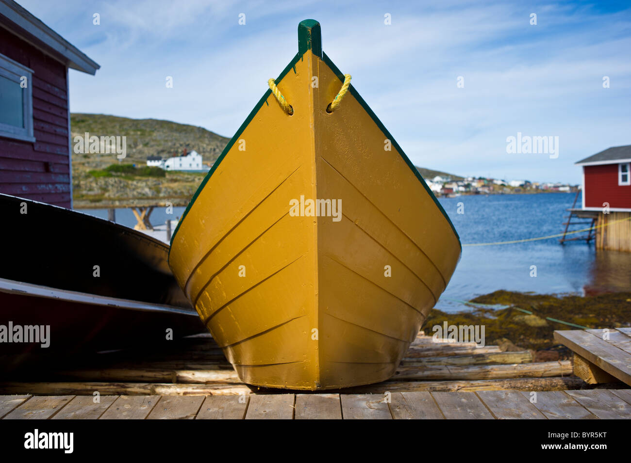 Fishing dory newfoundland hi-res stock photography and images - Alamy