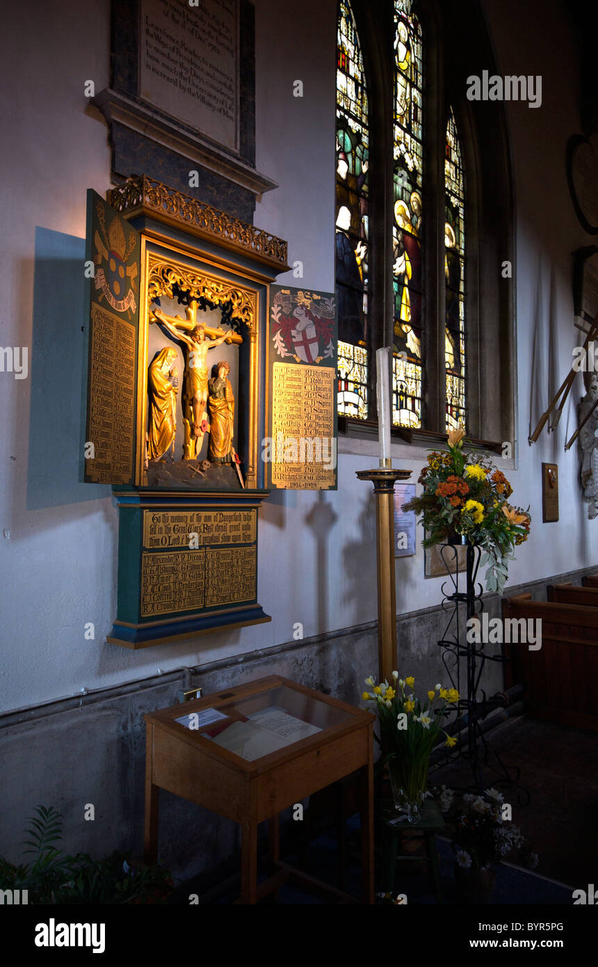 St Lawrence Parish Church Hungerford Berkshire UK Interior Stock Photo ...