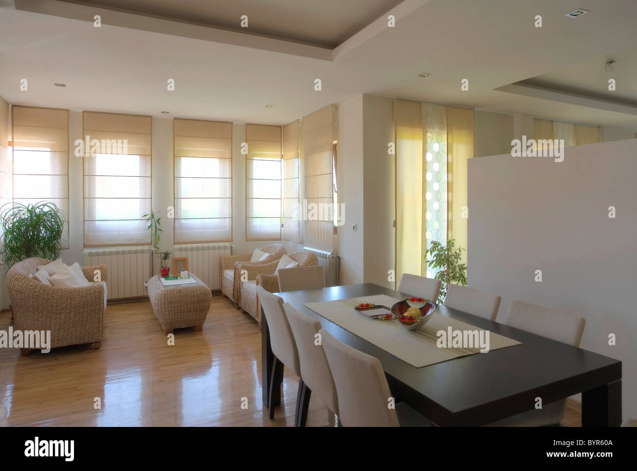 New modern house interior Stock Photo - Alamy