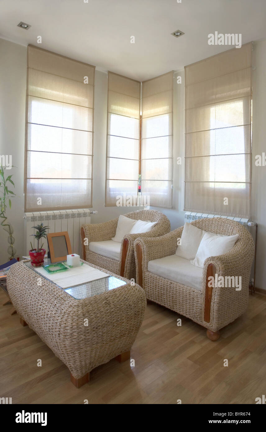 New modern house interior Stock Photo - Alamy