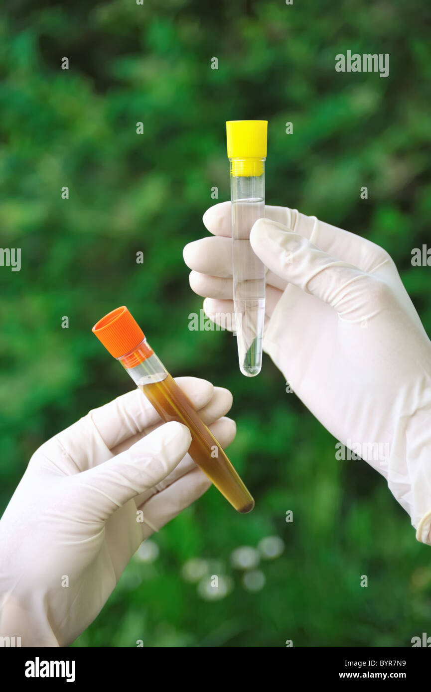 Plastic waste samples hi-res stock photography and images - Alamy