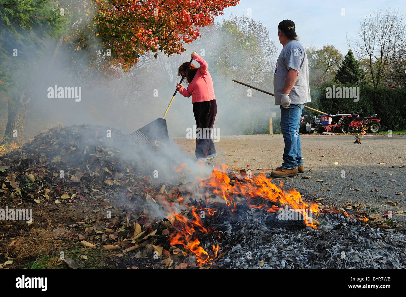 Fire rake hi-res stock photography and images - Alamy