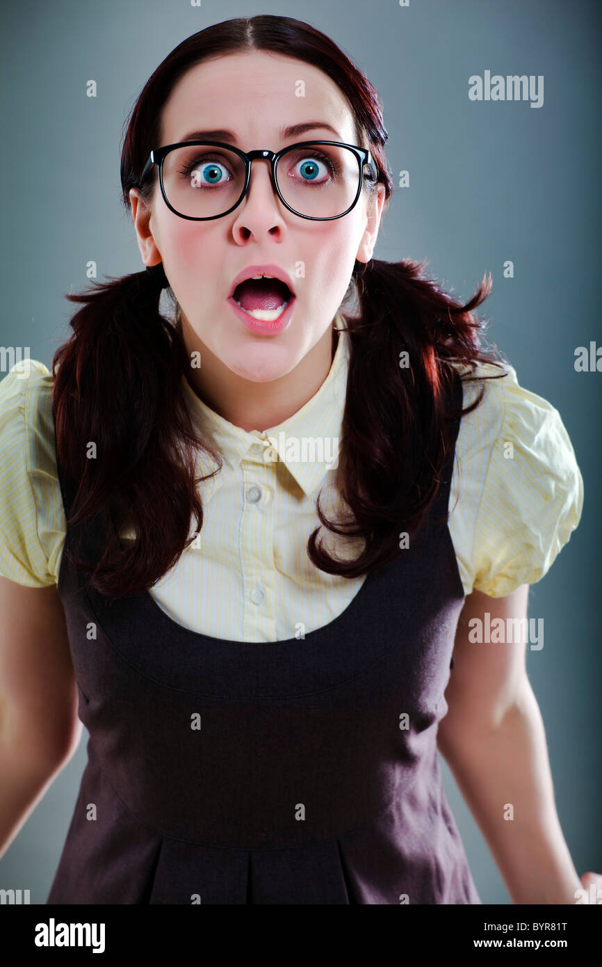Shocked and speechless Stock Photo - Alamy
