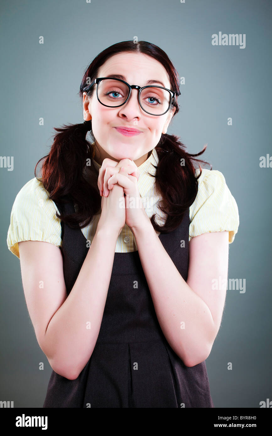 Content and satisfied Stock Photo - Alamy