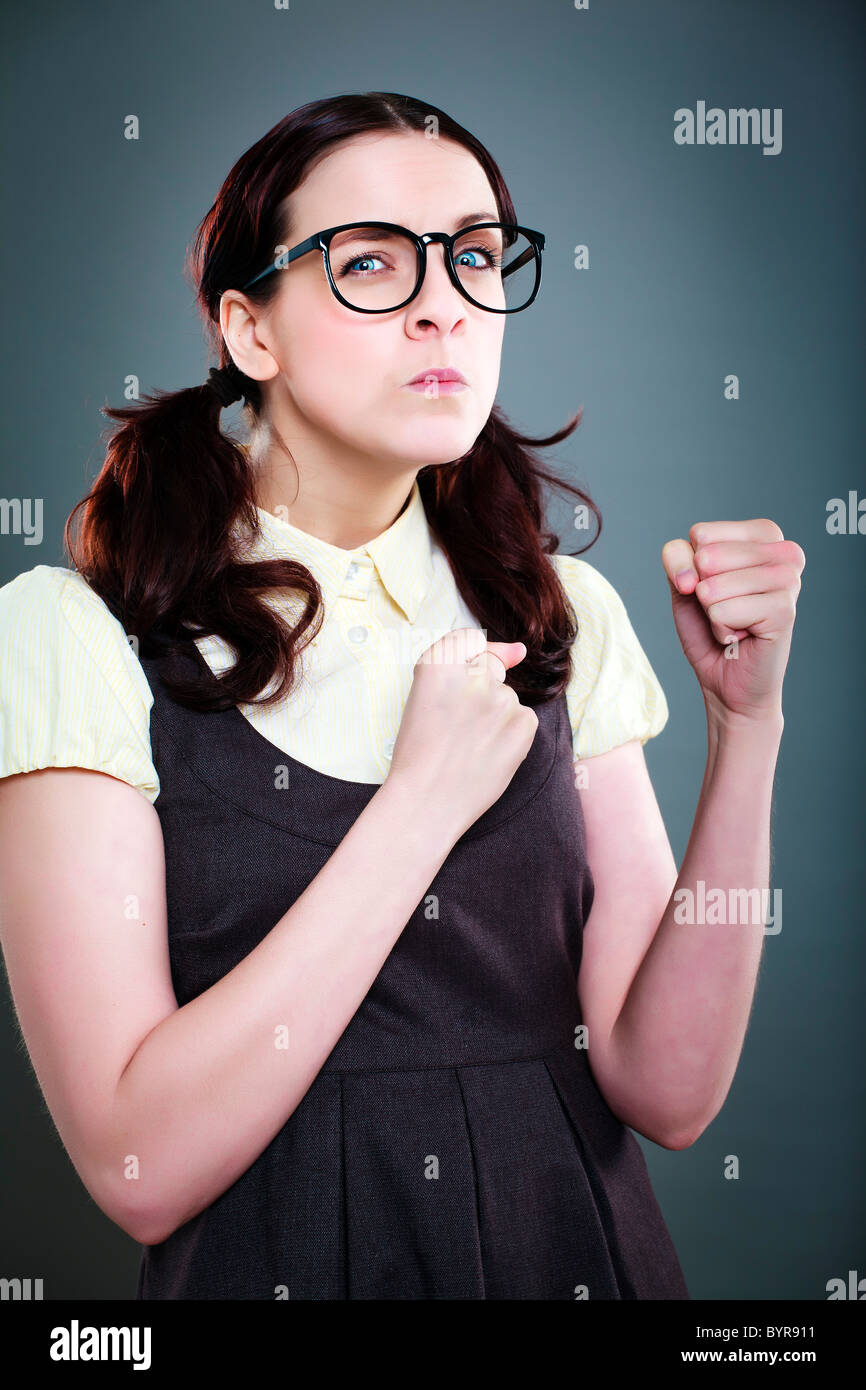 Girl fuming hi-res stock photography and images - Alamy