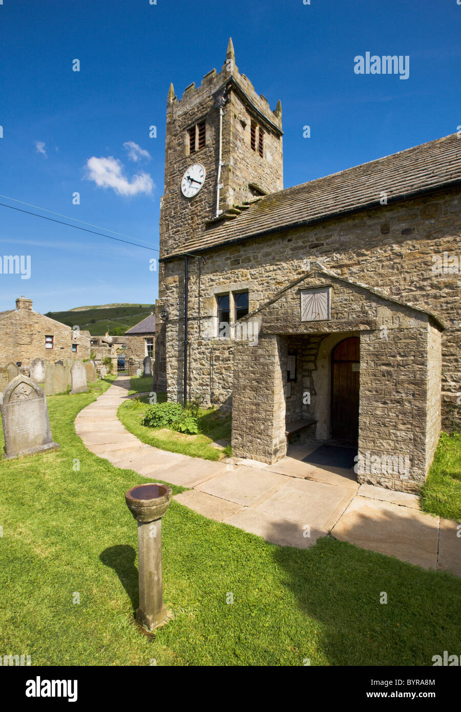 st. mary's church; muker, swaledale, yorkshire, england Stock Photo - Alamy