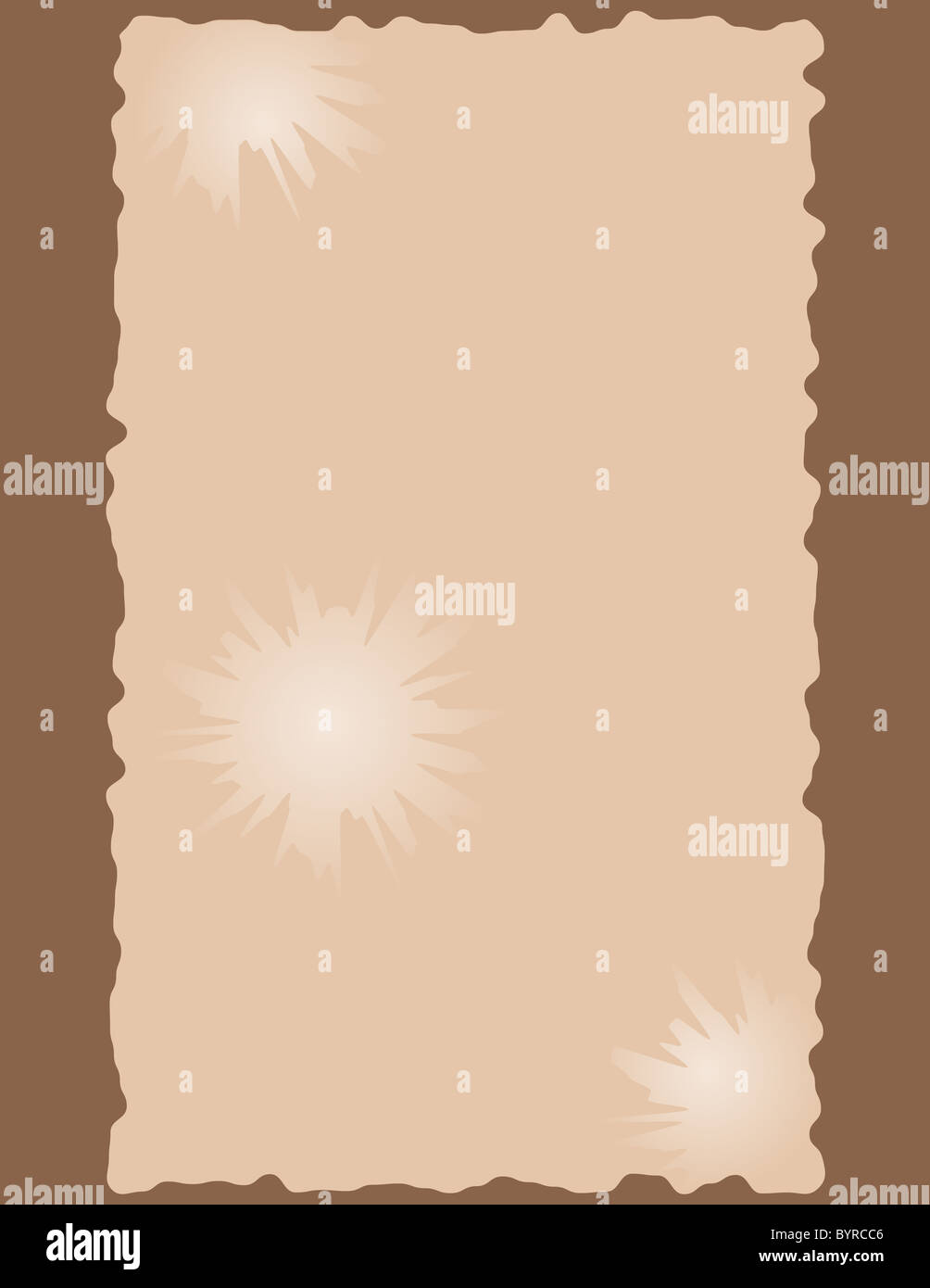 Stained Parchment Paper Stock Photo - Alamy