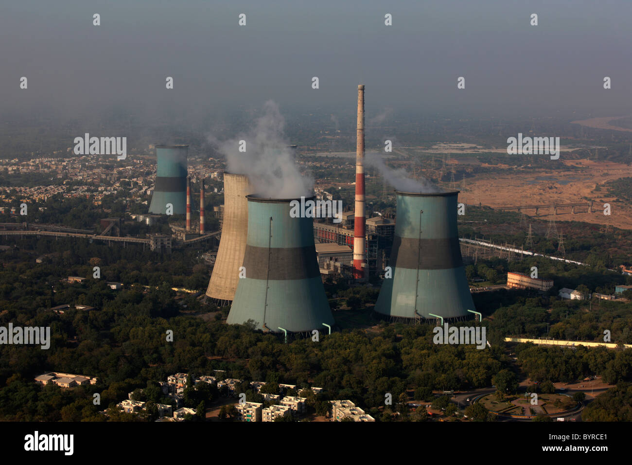 Thermal power station of india hi-res stock photography and images - Alamy