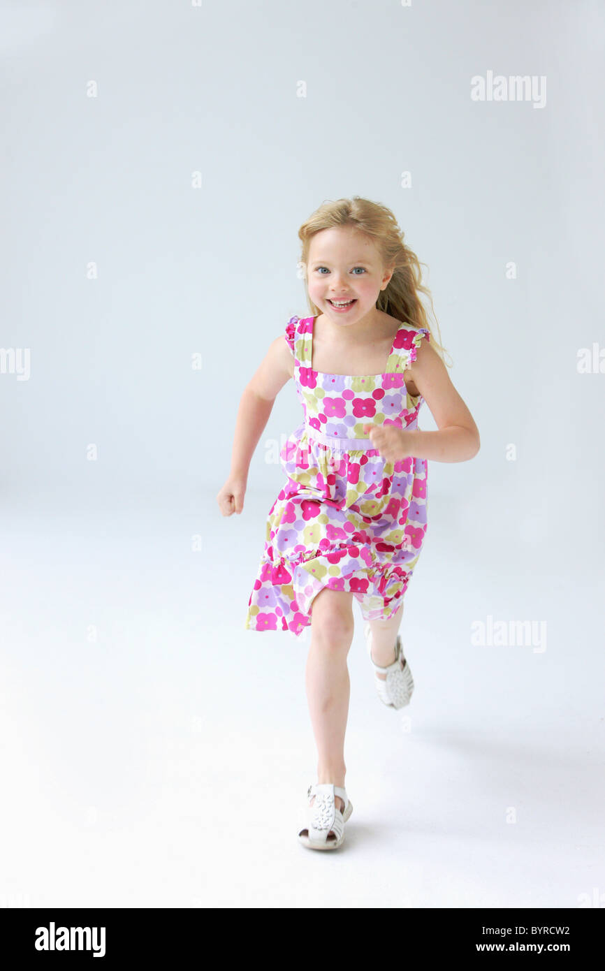 Children studio running hi-res stock photography and images - Alamy