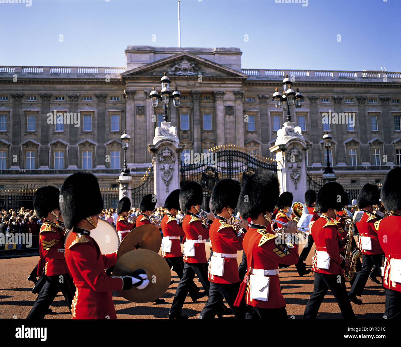 Changing of the Guard, Buckingham Palace, London, England Stock Photo ...