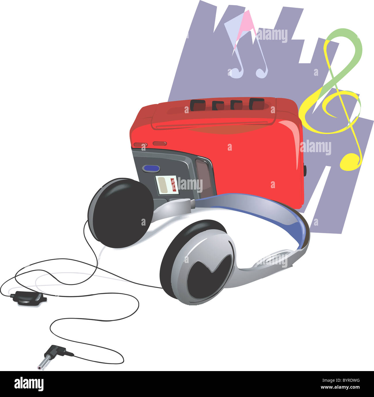 Music electric equipment walkman hi-res stock photography and images ...